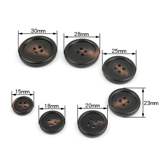 China Regular design buttons color customized style broadside plastic ...