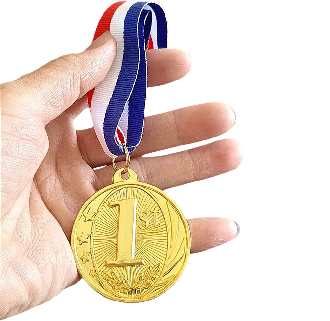 China Factory Cheap Price Custom Metal Gold Medal Souvenir Fine Sports ...